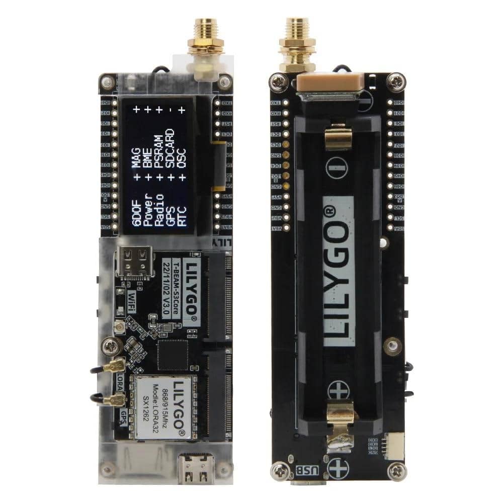 LILYGO- SoftRF T-BeamSUPREME ESP32-S3 LoRa plėtros plokštė su SX1262 868/915MHz GPS U-blox L76K ...