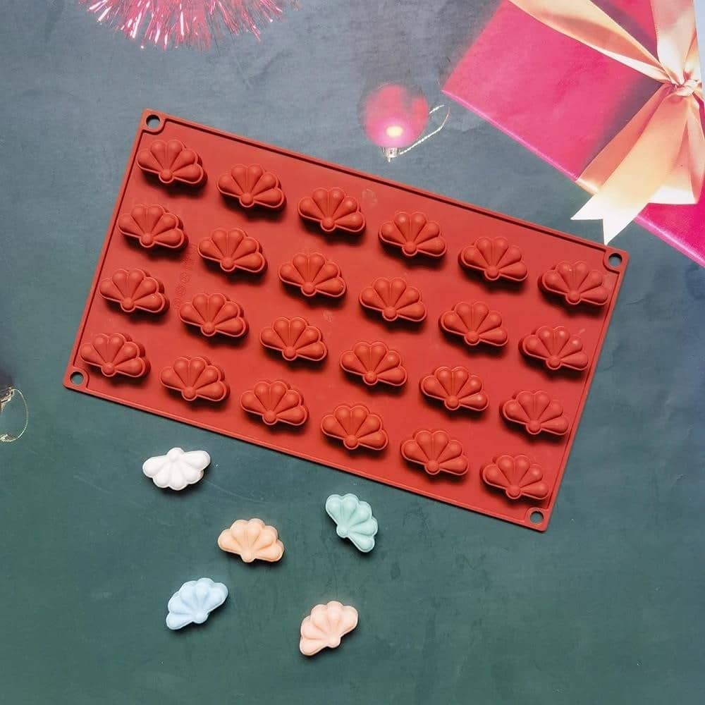 24 lapeliai 3D lapų formos silikono pyrago formelės šokoladinio ...