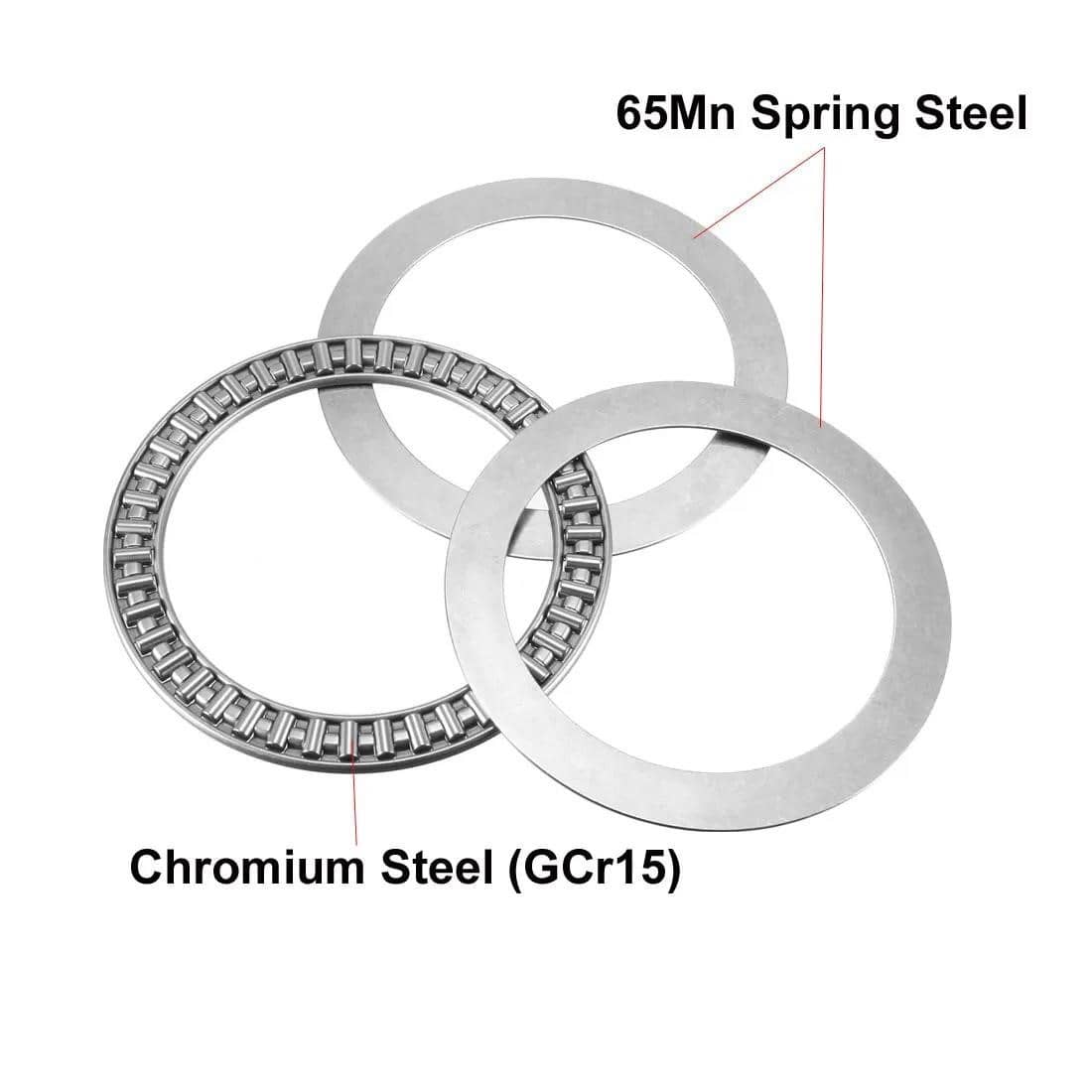 1vnt adatiniai ritininiai atraminiai guoliai su guolių poveržlėmis AXK+ ...