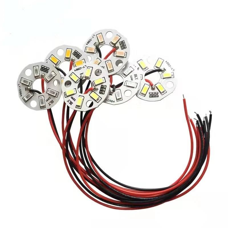 Didelio ryškumo LED 5730SMD 3W 5V spalvotas lempos karoliukas šviesos ...
