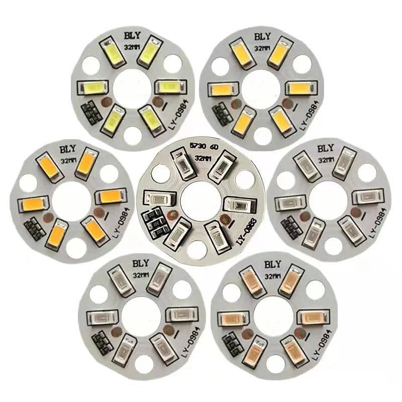 Didelio ryškumo LED 5730SMD 3W 5V spalvotas lempos karoliukas šviesos ...