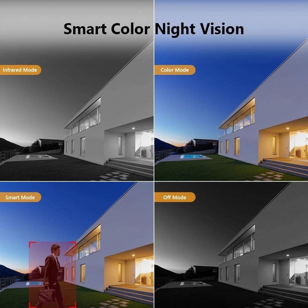 IMOU Cruiser 4MP PTZ lauko IP kamera Visų spalvų naktinis matymas ...