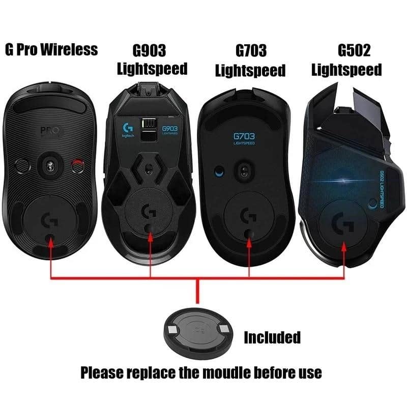 „Logitech“ pelės įkrovimo doko stotis „Pitta Studio“ plastikinis ...