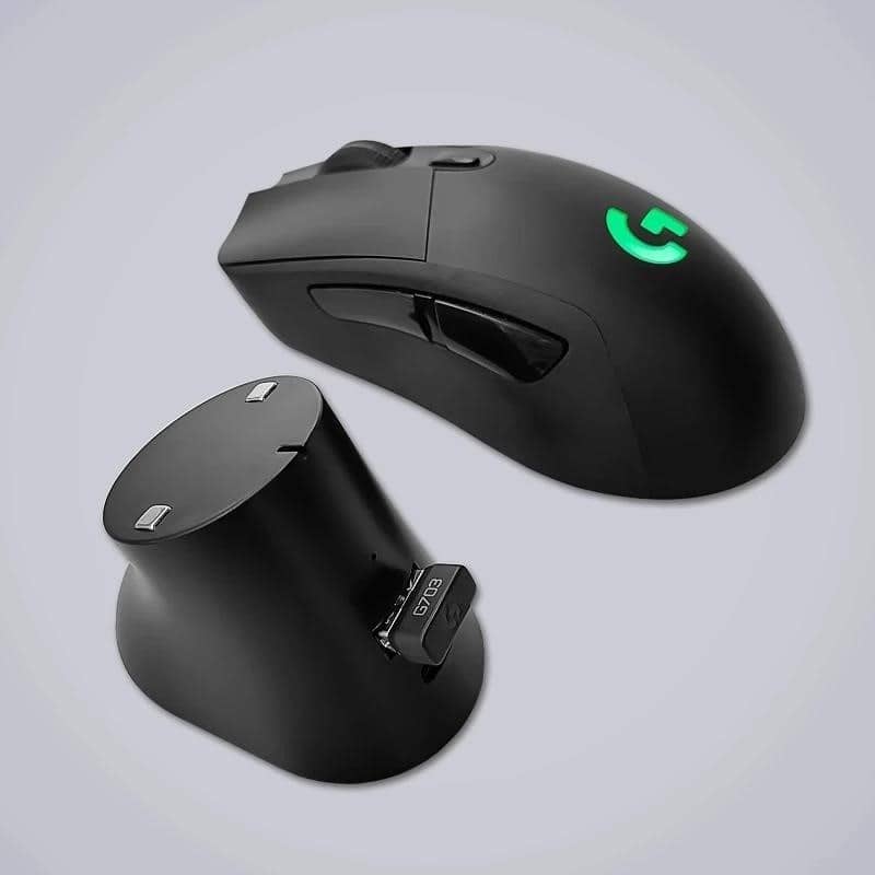 „Logitech“ pelės įkrovimo doko stotis „Pitta Studio“ plastikinis ...