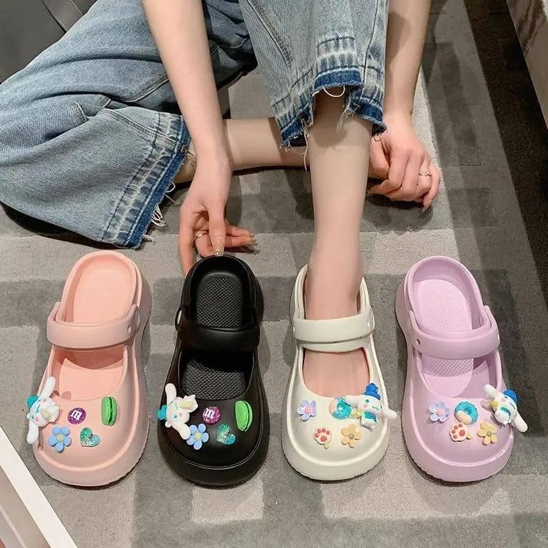 Cinnamoroll Croc Kawaii Mary Jane Style Lolita Vasaros Neslystantis ...