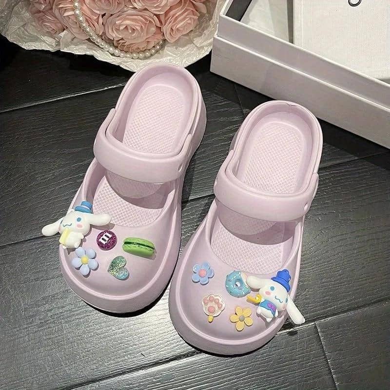 Cinnamoroll Croc Kawaii Mary Jane Style Lolita Vasaros Neslystantis ...