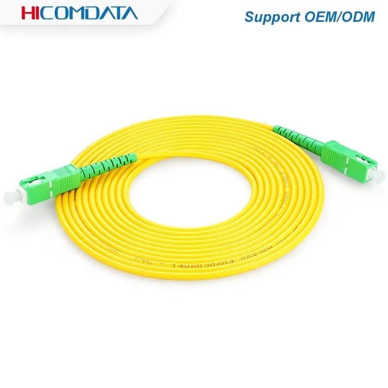 SC/APC Vieno režimo šviesolaidinis pataisomasis kabelis SC SC SM 2,0 mm ...