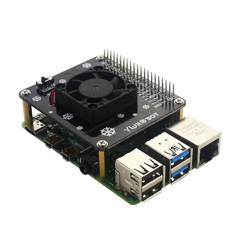 Raspberry Pi 4 Model B GPIO išplėtimo plokštės jungiklis, aušinimo ...