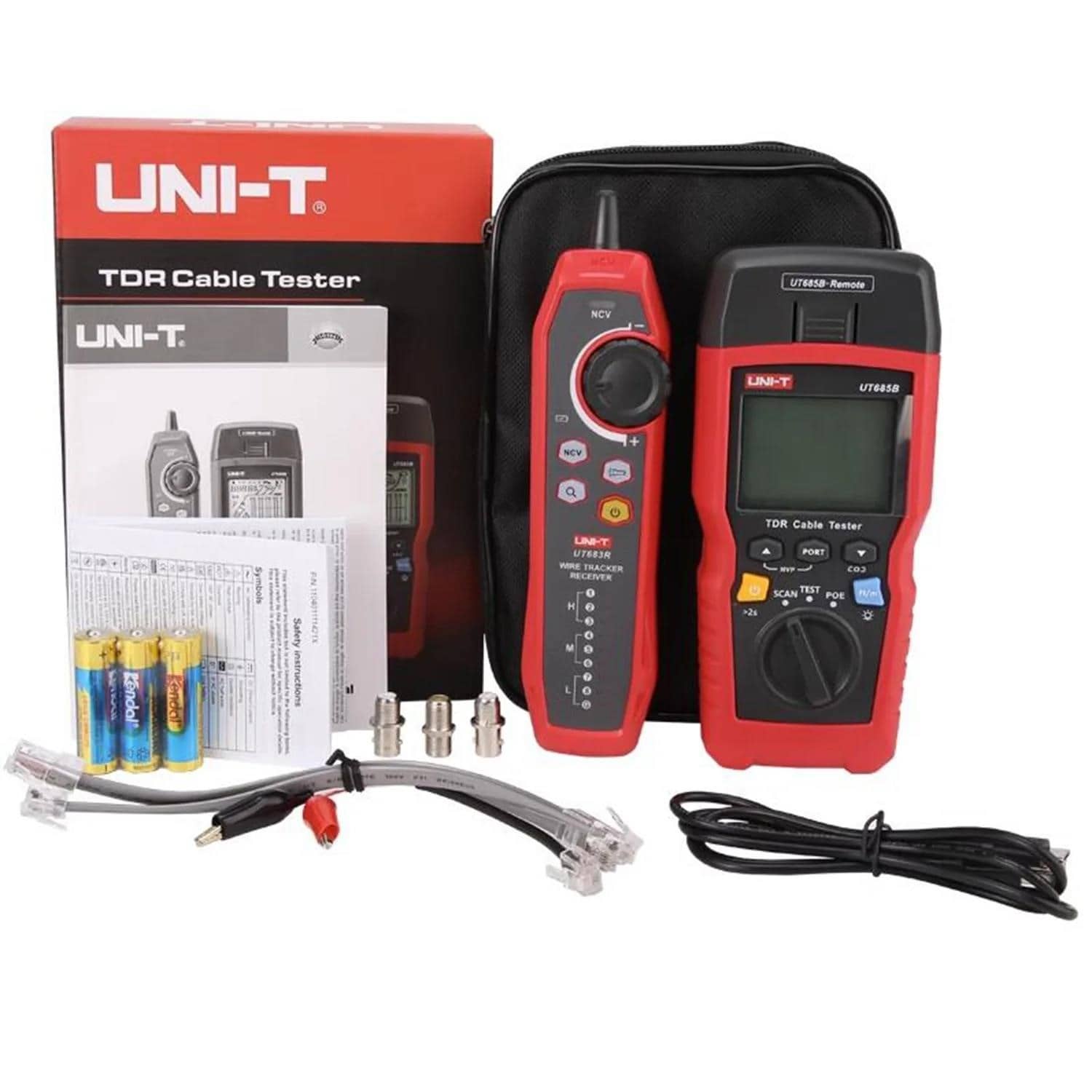 UNI-T UT685B RINKINYS TDR kabelio testerio poros bendraašis POE tinklo ...