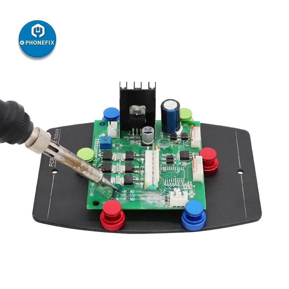 Universalus PCB magnetinio tvirtinimo spaustuko griovelis su 6 vnt ...