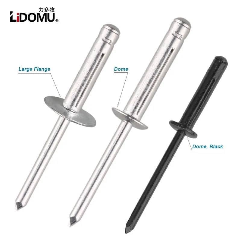 Automobilių trigubos kniedės sulankstomos kniedės aliuminio lydinio ...