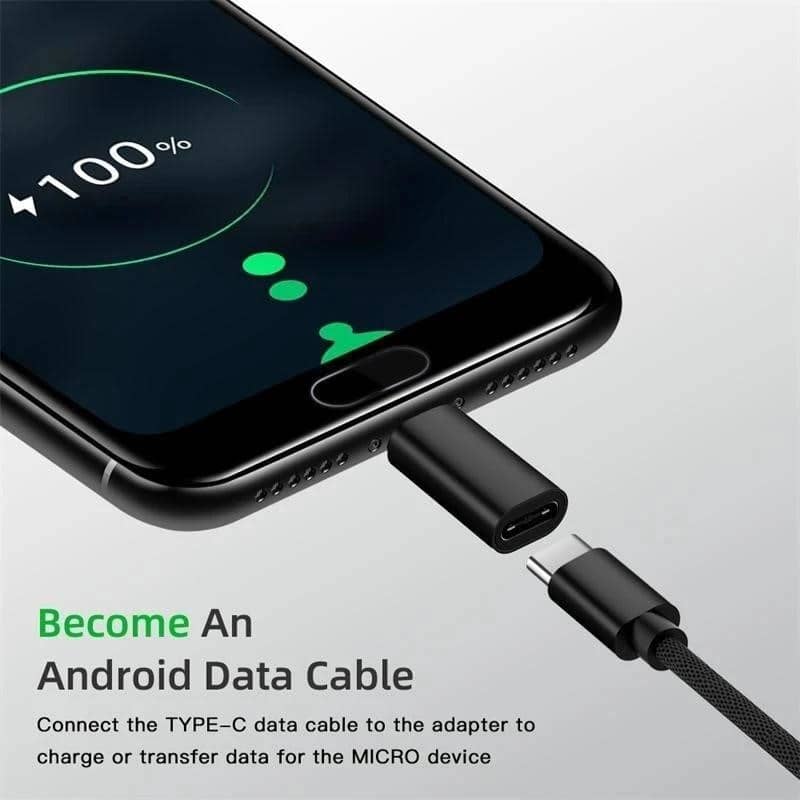 C tipo USB į mikro USB Android adapterio jungtis, skirta telefono ...