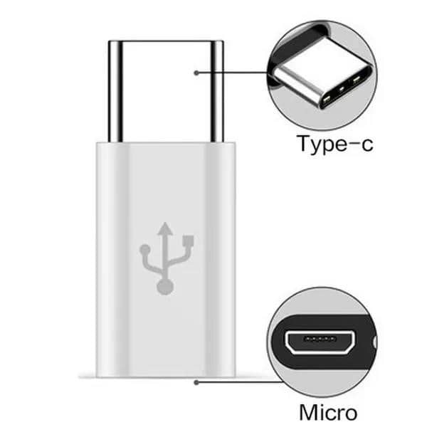 C tipo USB į mikro USB Android adapterio jungtis, skirta telefono ...