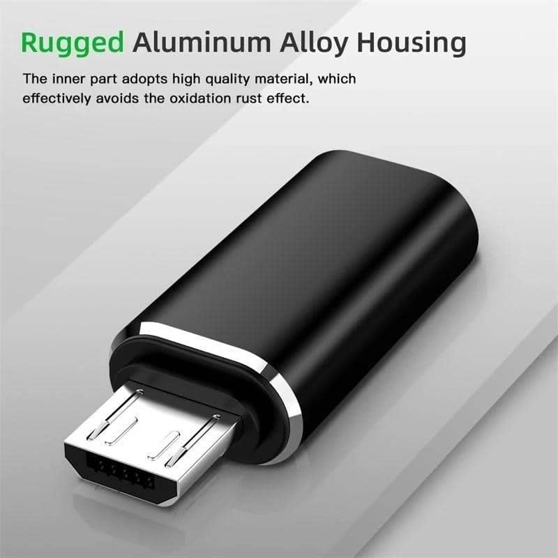 C tipo USB į mikro USB Android adapterio jungtis, skirta telefono ...
