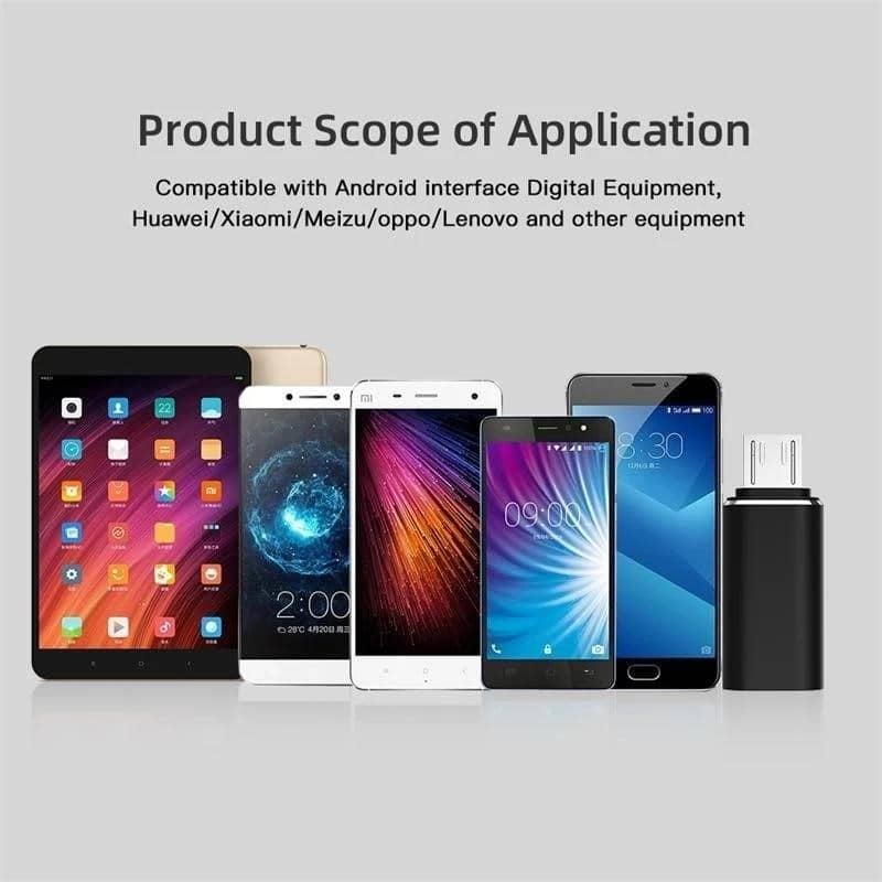 C tipo USB į mikro USB Android adapterio jungtis, skirta telefono ...