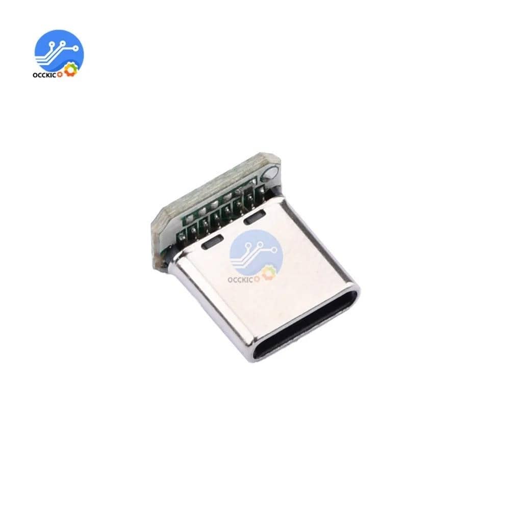 1/5/10 vnt. USB 3.1 tipo C vertikalios plokštės 16 kontaktų 4 ...