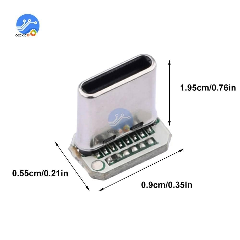1/5/10 vnt. USB 3.1 tipo C vertikalios plokštės 16 kontaktų 4 ...